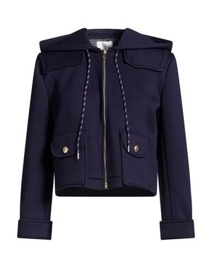 Sandro Jacket Midnight Size Viscose, Elastane - Blue