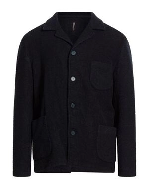 SANTANIELLO Jacket Size Wool, Polyamide, Elastane - Blue