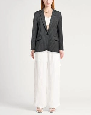 INES DE LA FRESSANGE PARIS Blazer Size Polyester, Virgin Wool, Elastane