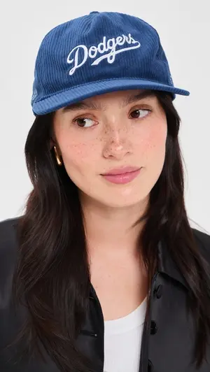 Sporty & Rich Dodgers Corduroy Baseball Cap