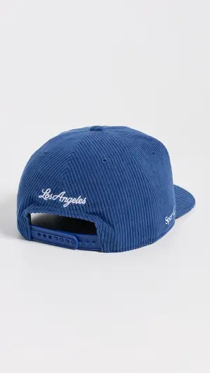 Sporty & Rich Dodgers Corduroy Baseball Cap