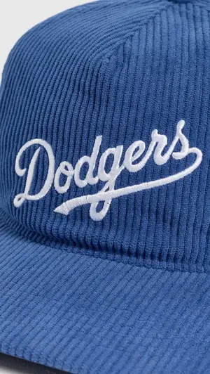 Sporty & Rich Dodgers Corduroy Baseball Cap