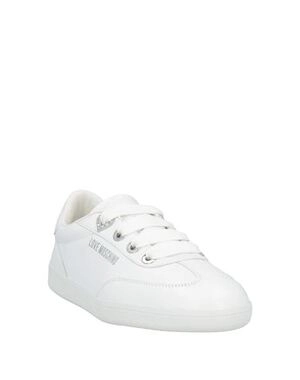 Moschino Calfskin Sneakers - White