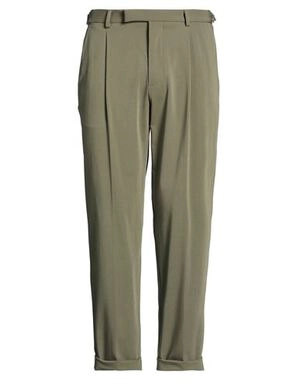 PAOLONI Pants Military Size Polyester, Viscose, Wool, Elastane - Green
