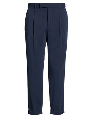 PAOLONI Pants Military Size Polyester, Viscose, Wool, Elastane - Navy