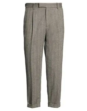 PAOLONI Pants Military Size Virgin Wool, Viscose, Polyester, Elastane