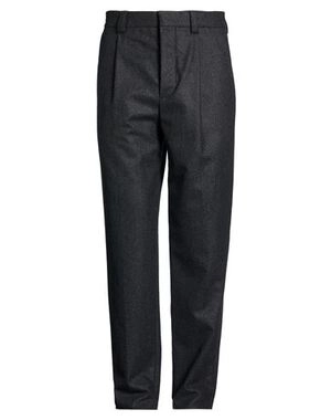 TOD'S Wool Flannel Tailored Pants - Charcoal