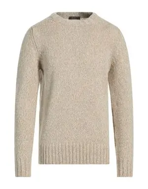 ARAGONA Sweater Taupe Size Baby Alpaca Wool, Merino Wool - Beige