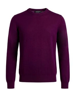 ARAGONA Sweater Plum Size Merino Wool, Cashmere - Purple