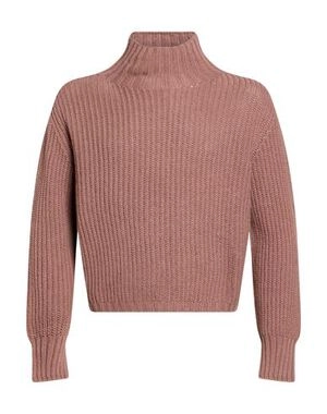 ARAGONA Turtleneck Light Brown Size Cashmere - Beige