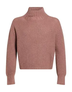 ARAGONA Turtleneck Light Brown Size Cashmere