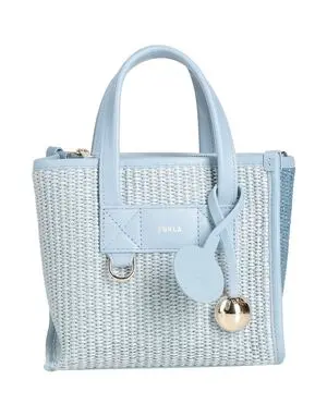 Furla Handbag Sky Leather, Cotton, Polyamide - Blue