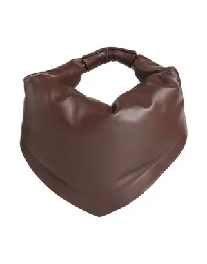 FEDERICO CINA Handbag Chocolate Leather - Brown