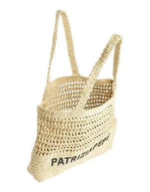 Patrizia Pepe Raffia Shopper Bag