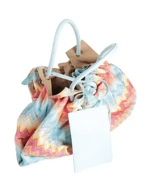 Missoni Maxi Hobo Bag In Sky Textile Fibers