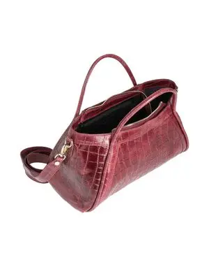LAURA DI MAGGIO Leather Tote - Red