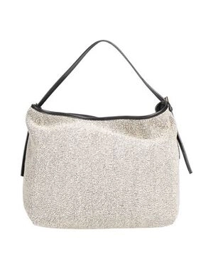 LAURA DI MAGGIO Handbag Leather, Textile Fibers - Beige