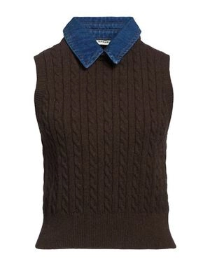 Sandro Sweater Dark Size Wool, Polyamide - Brown