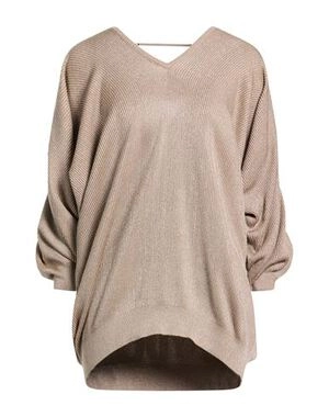 Brunello Cucinelli Sweater Size Cotton, Viscose, Metallic Polyester - Beige