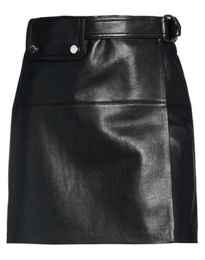 Nanushka Mini Skirt Size Polyurethane - Black