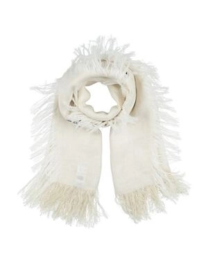 Peserico Scarf Linen, Viscose, Metallic Polyester - Ivory