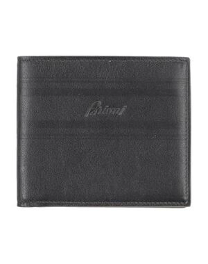 Brioni Wallet Leather - Charcoal