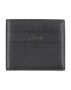 Brioni Wallet Leather - Charcoal