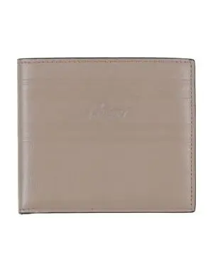 Brioni Wallet Charcoal Leather - Grey