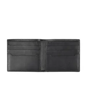 Brioni Wallet Charcoal Leather - Grey