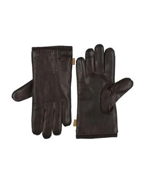 Paul & Shark Gloves Size Ovine Leather, Cashmere - Brown