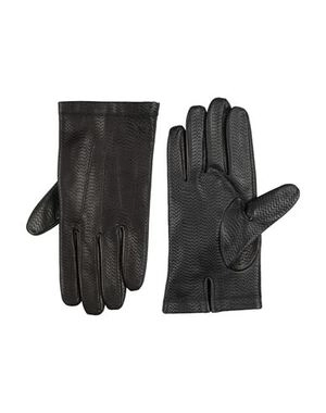 Emporio Armani Gloves Size Lambskin - Black