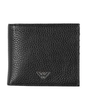 Emporio Armani Wallet Cow Leather - Black