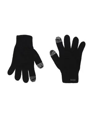 DANIELE ALESSANDRINI Gloves Size Wool, Polyamide, Viscose, Cashmere - Black