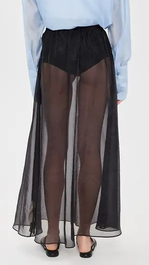 VRG GRL Solara Sheer Midi Skirt