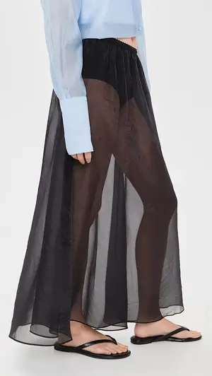 VRG GRL Solara Sheer Midi Skirt