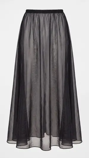 VRG GRL Solara Sheer Midi Skirt