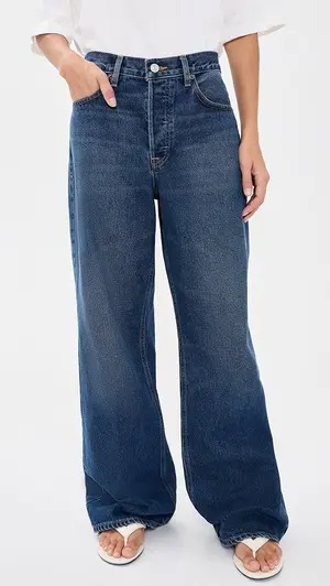 Good American Vintage Low Slung Baggy Jeans - Trace