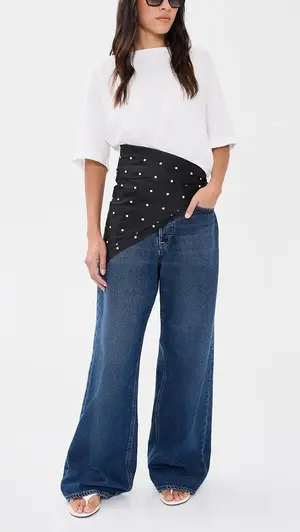Good American Vintage Low Slung Baggy Jeans