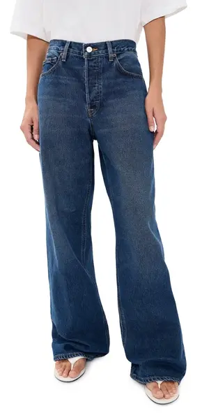Good American Vintage Low Slung Baggy Jeans - Trace
