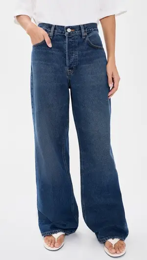Good American Vintage Low Slung Baggy Jeans