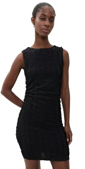 Veronica Beard Charissa Mini Dress - Black