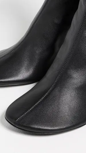 Acne Studios Stretch Leather Ankle Boots