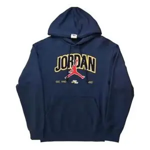 JORDAN Air Jumpman Pullover Hoodie - Midnight Navy