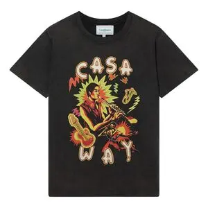 Casablanca Music For The People Printed T-shirt - Black