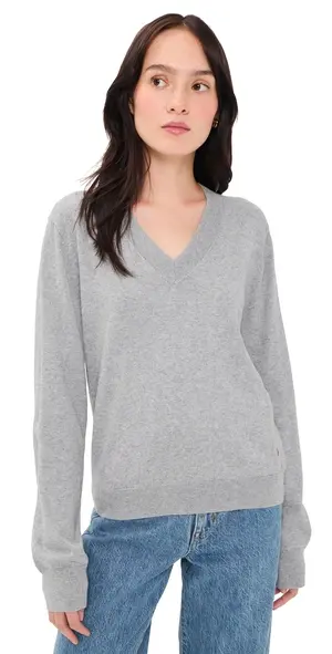 Eterne Lennox V-neck Sweater - Grey