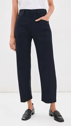 NILI LOTAN Shon Wool Pants - Midnight