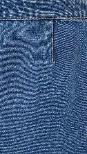 Ulla Johnson Cadiz Eyelet Denim Mini Skirt - River