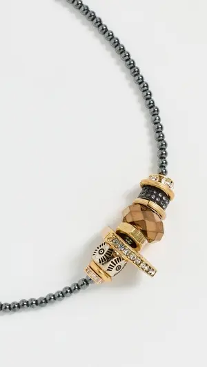 ELIZABETH COLE Terra Necklace With Swarovski Crystals