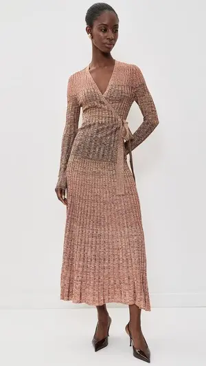 Zimmermann Mouline Rib Midi Skirt