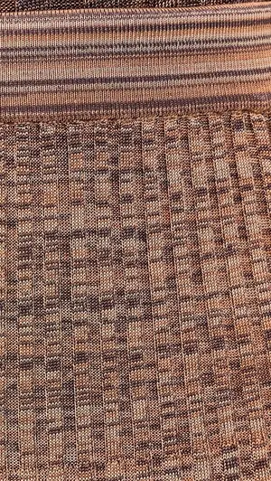 Zimmermann Mouline Rib Midi Skirt - Chocolate Multi